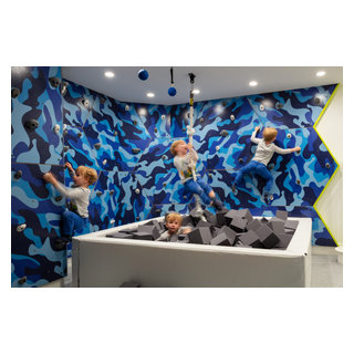Ninja and Art Room - Contemporary - Basement - New York - by Smart ...