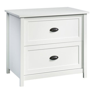 UrbanPro Engineered Wood 2-Drawer Lateral File Cabinet in Soft White ...