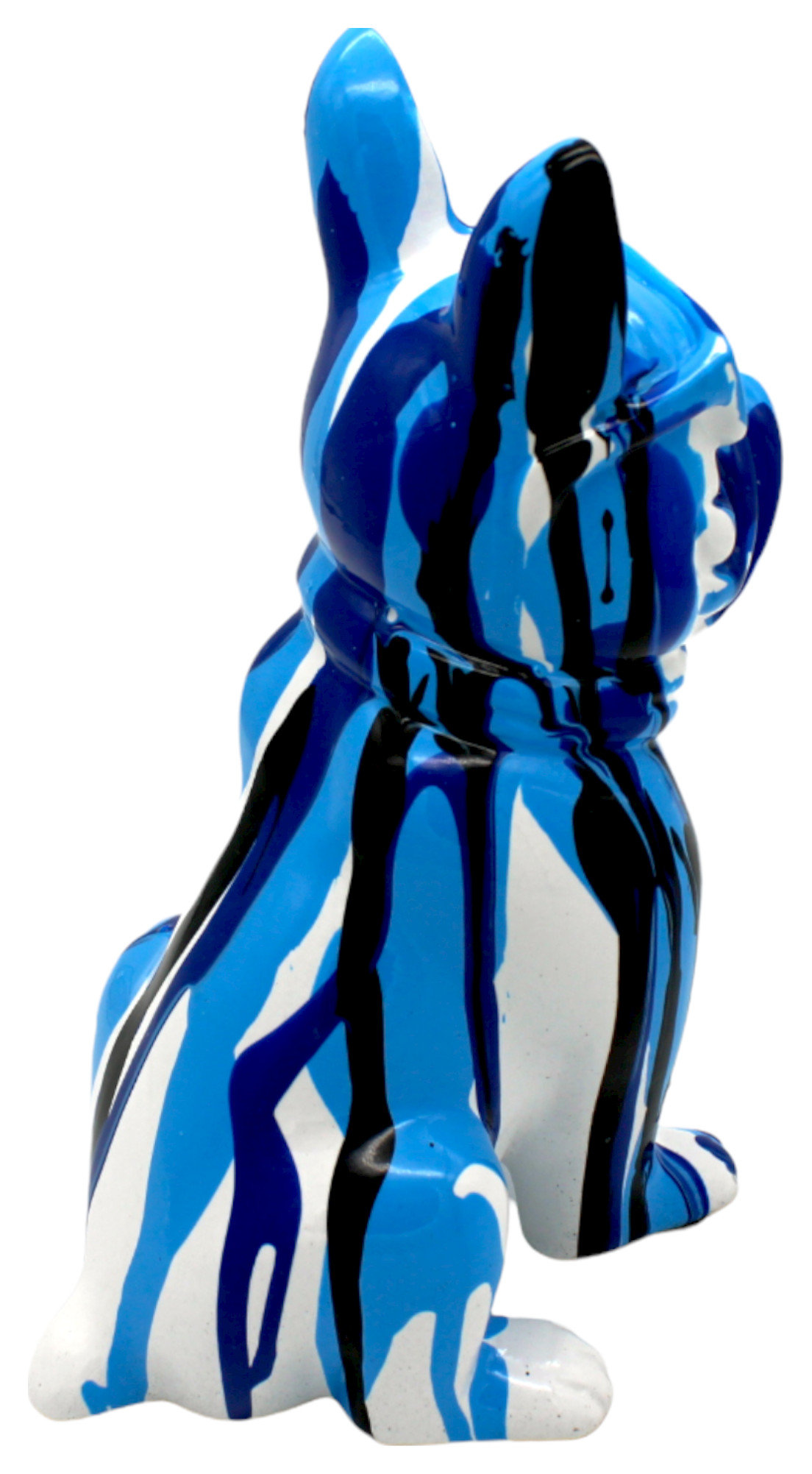 Interior Illusions Plus Blue Graffiti Dog With Glasses 8" Tall ...