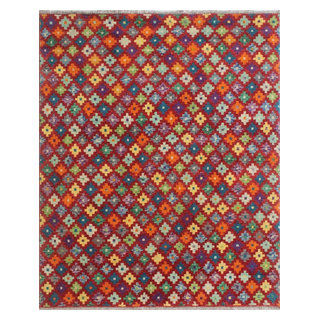 Balochi Diane Red Rug, 4'11x6'6 - Southwestern - Area Rugs - by Noori ...