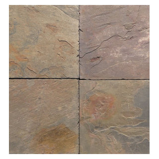 Multi Color Classic Slate Tiles, Natural Cleft Face, Gauged Back Finish ...
