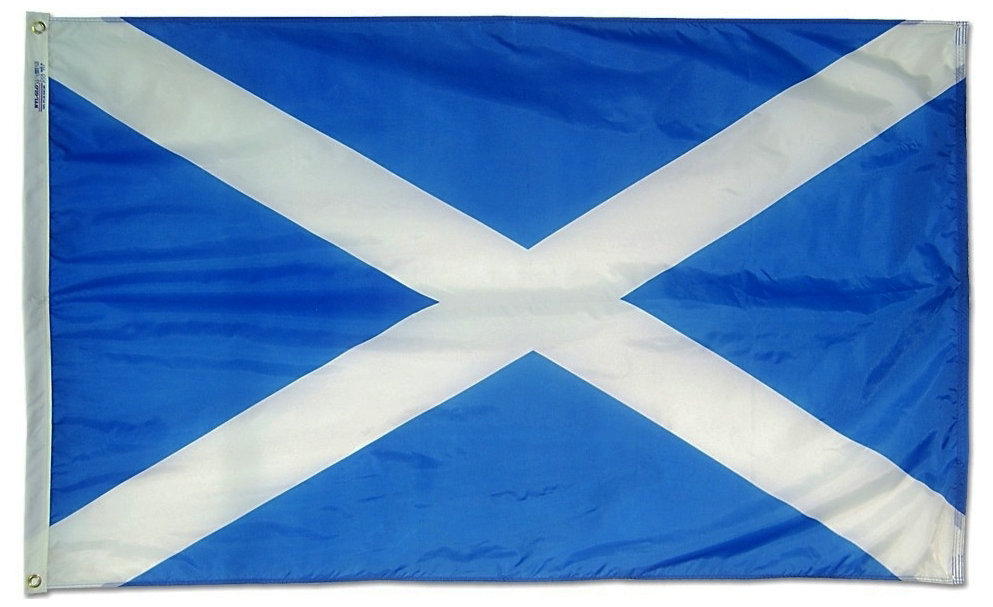 Scotland, 5'x8' Nylon Flag, St. Andrews - Traditional - Flags And ...