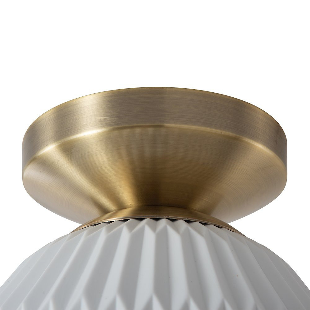 Moraga Bone Porcelain Semi-Flush Mount Ceiling Light - Contemporary ...