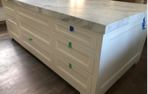 Help with Island end panel for beaded inset cabinets