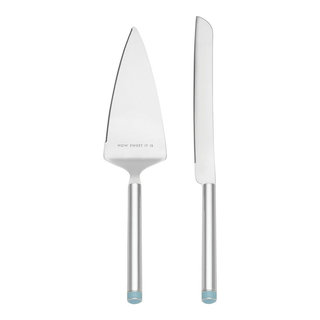 kate spade new york Take the Cake Silver Plate Knife & Server ...