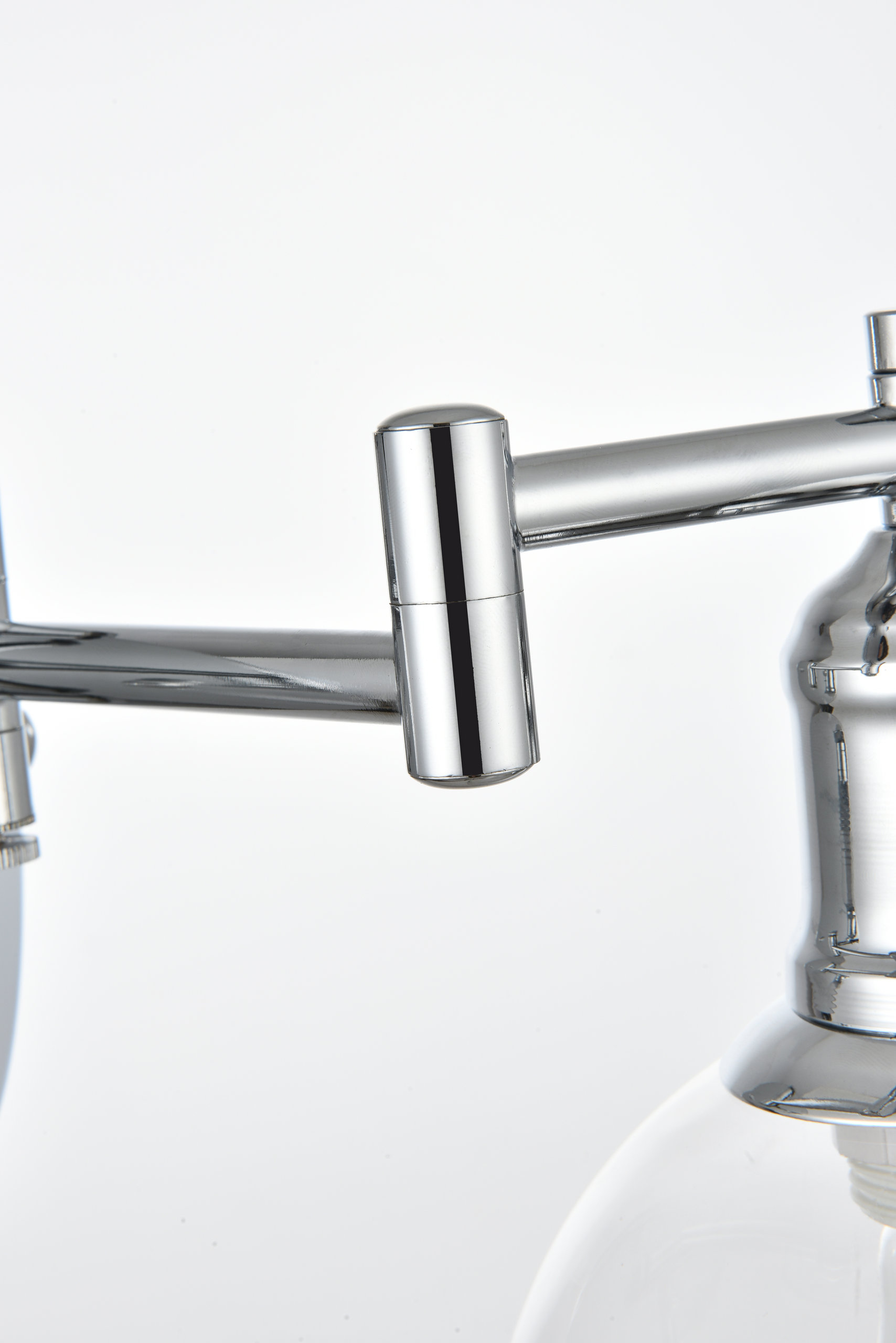 1 Light Black And Clear Swing Arm Plug, Wall Sconce, 12"Lx6"Wx9"H ...