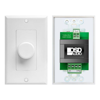 50W High Power Commercial 25/70V In-Wall Rotary Volume Control, Daisy ...