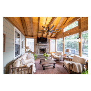 Rustic Screen Porch - Rustic - Porch - Nashville - by The Porch Company ...