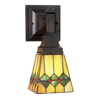 5 Wide Martini Mission Wall Sconce - Craftsman - Wall Sconces - by ...