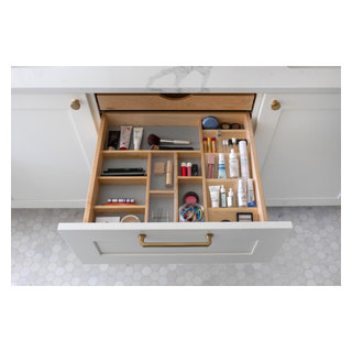 2-Tier Make-up Drawer - Modern - Bathroom - Other - by Curran Cabinetry ...