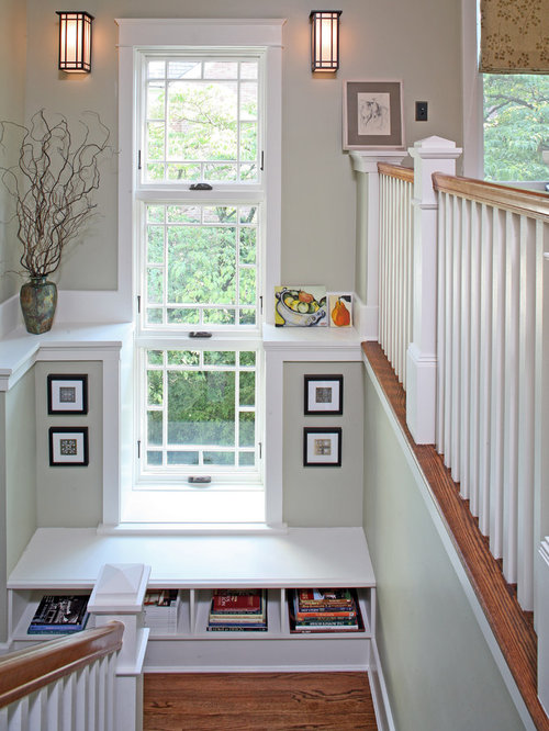 Large Stair Landing Window | Houzz
