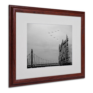 "Pepsi Birds" Framed Canvas Art by Yale Gurney, 16"x20" - Traditional ...