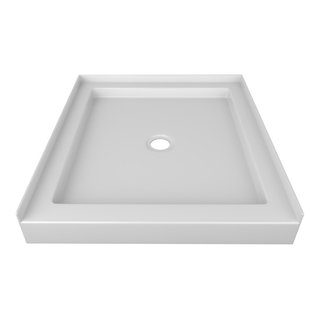 Valley Acrylic Single Threshold Acrylic Multi-Layered Center Drain ...