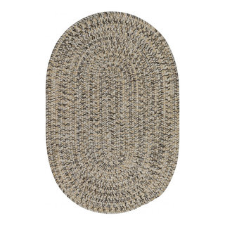 Colonial Mills Rug Laffite Tweed Gray Round, 9x9 - Farmhouse - Outdoor ...