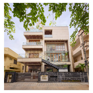 mohan residence by preethi architects - Indian - Exterior - Bengaluru ...
