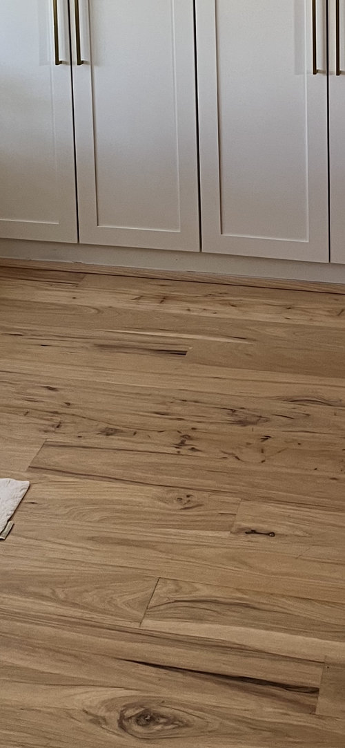 Which stain or finishing will soften the variation of hickory floor ...