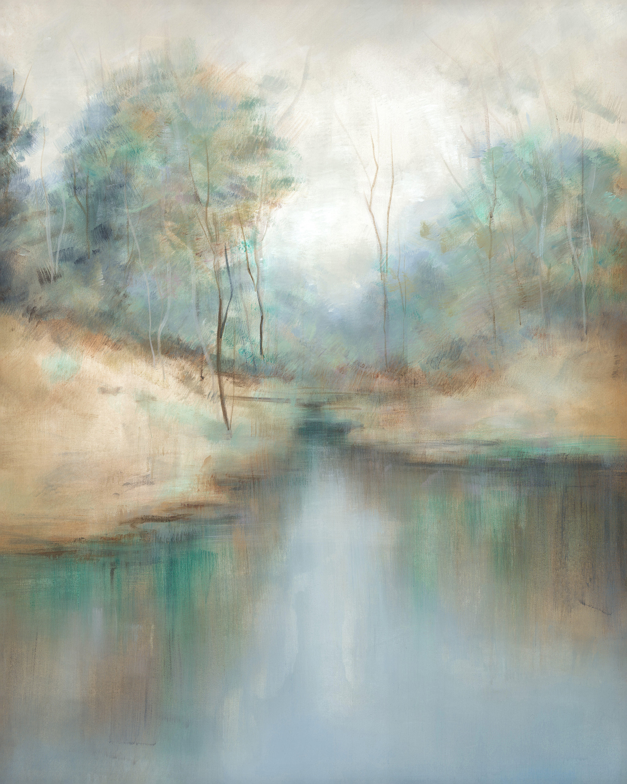 River Haze Artwork, 40x50 - Contemporary - Prints And Posters - by ...
