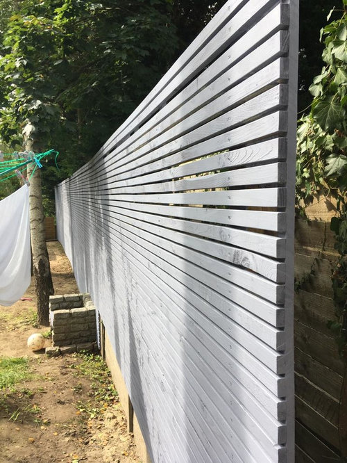 My back garden project - Perimeter Privacy Fence | Houzz UK