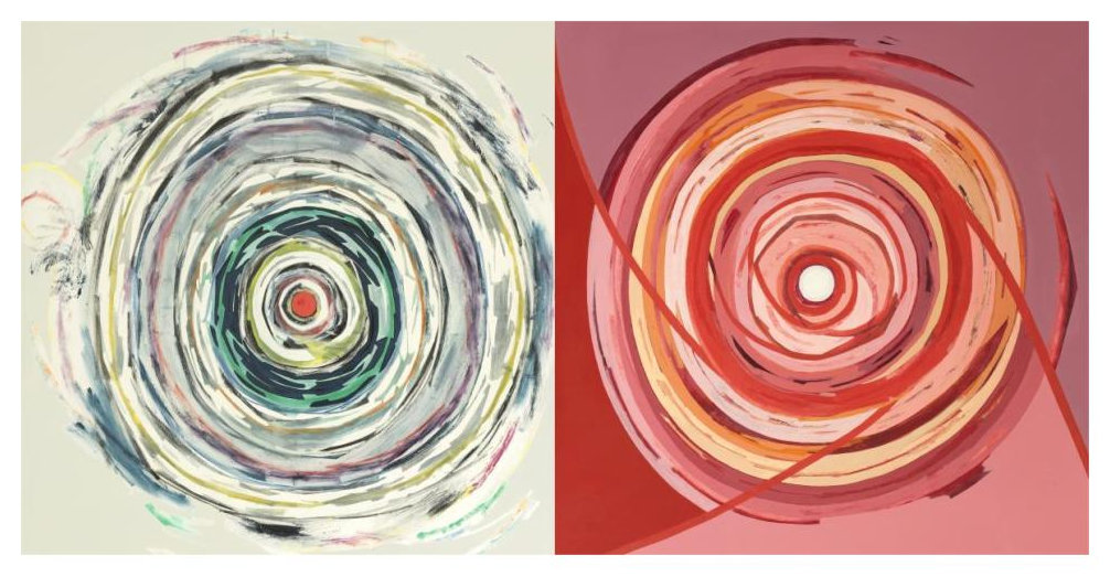 "Target duo III" Digital Paper Print by Nino Mustica, 26"x14", 32"x62 ...