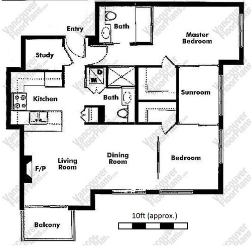Ideals for 830 sq ft condo floorplan