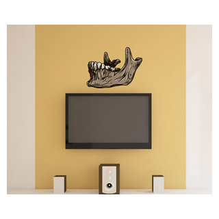 Skeleton Bone Vinyl Wall Decal SkeletonBoneUScolor007, 12 in ...