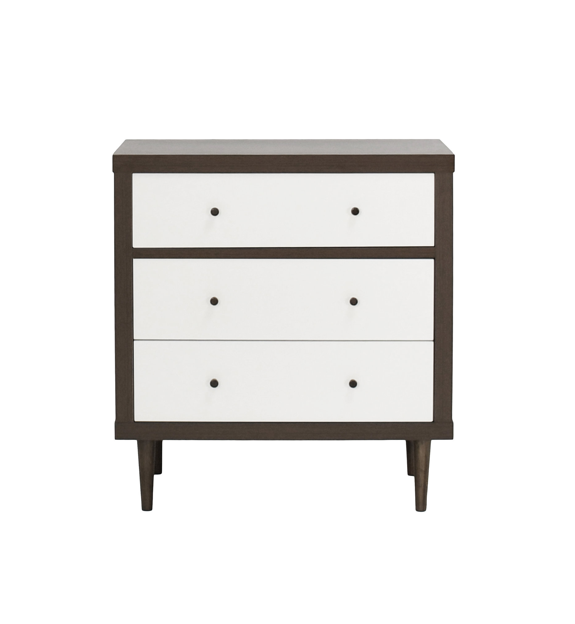 Farhart Mid Century Modern 3 Drawer Chest - Midcentury - Accent Chests ...