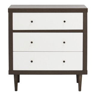 Farhart Mid Century Modern 3 Drawer Chest - Midcentury - Accent Chests ...