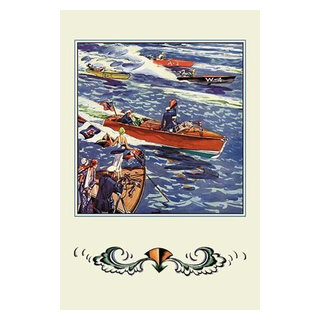 16 Ft. Runabout, 20" x 30" - Traditional - Prints And Posters - by ...