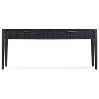 Archer Tambour Console Table, Black - Modern - Console Tables - by ...