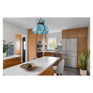Project Vintage Vibes Kitchen - Midcentury - Kitchen - Boston - by ...