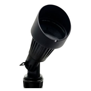 Spot Light Aluminum Black Cap 02 with Bulb - Transitional - Outdoor ...