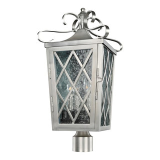Trellis Medium Post/Pier Mount - Traditional - Post Lights - by ...