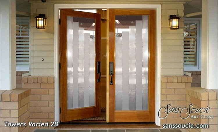 Front Door - Towers - Fiberglass Smooth - 30" x 80" - Book/Slab Door ...