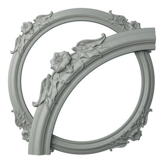 28 3/4"OD x 23 5/8"ID x 2 5/8"W x 7/8"P Flower Ceiling Ring Kit ...