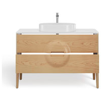 Colmar Bath Vanity, 48" - Midcentury - Bathroom Vanities And Sink ...