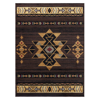 Yellowstone YLS4005 Brown 7 ft. 10 in. x 10 ft. 3 in. Southwest Area ...