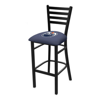 Holland L004 Edmonton Oilers 30" Stationary Bar Stool - Black ...