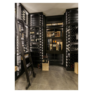 Traditional Meets Modern Design - Contemporary - Wine Cellar - Raleigh ...