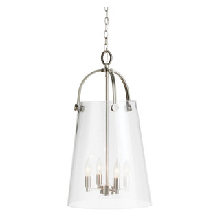 Capra Pendant Silver, Large - Transitional - Pendant Lighting - by Napa ...