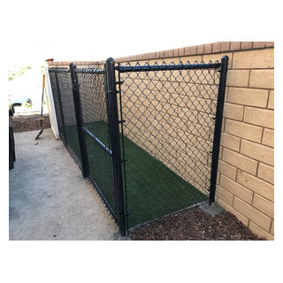 Custom Chain Link Dog Run - Industrial - Los Angeles - by User | Houzz