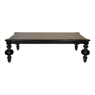 Noir Mahogany Qs Graff Coffee Table With Hand Rubbed Black Finish ...