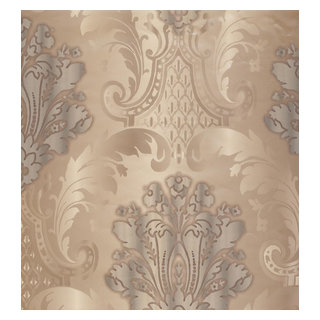 Paisley, Modern Prepasted Color Wallpaper, Roll 20.5"x11 ...