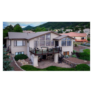 Custom Tamko Deck with Glass rail. - Denver - by Kona Contractors ...