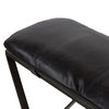 Darrow Bench, Sonoma Black - Industrial - Upholstered Benches - by Four ...