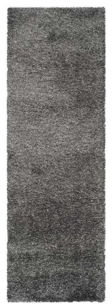 Safavieh California Shag Dark Grey Shag Rug - Runner 2'3" x 5', Runner ...