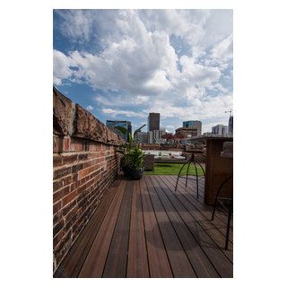 Urban Rooftop Deck -- Envision Distinction Rustic Walnut composite ...