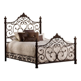 Baremore Bed Set, King, With Rails - Contemporary - Platform Beds - by ...