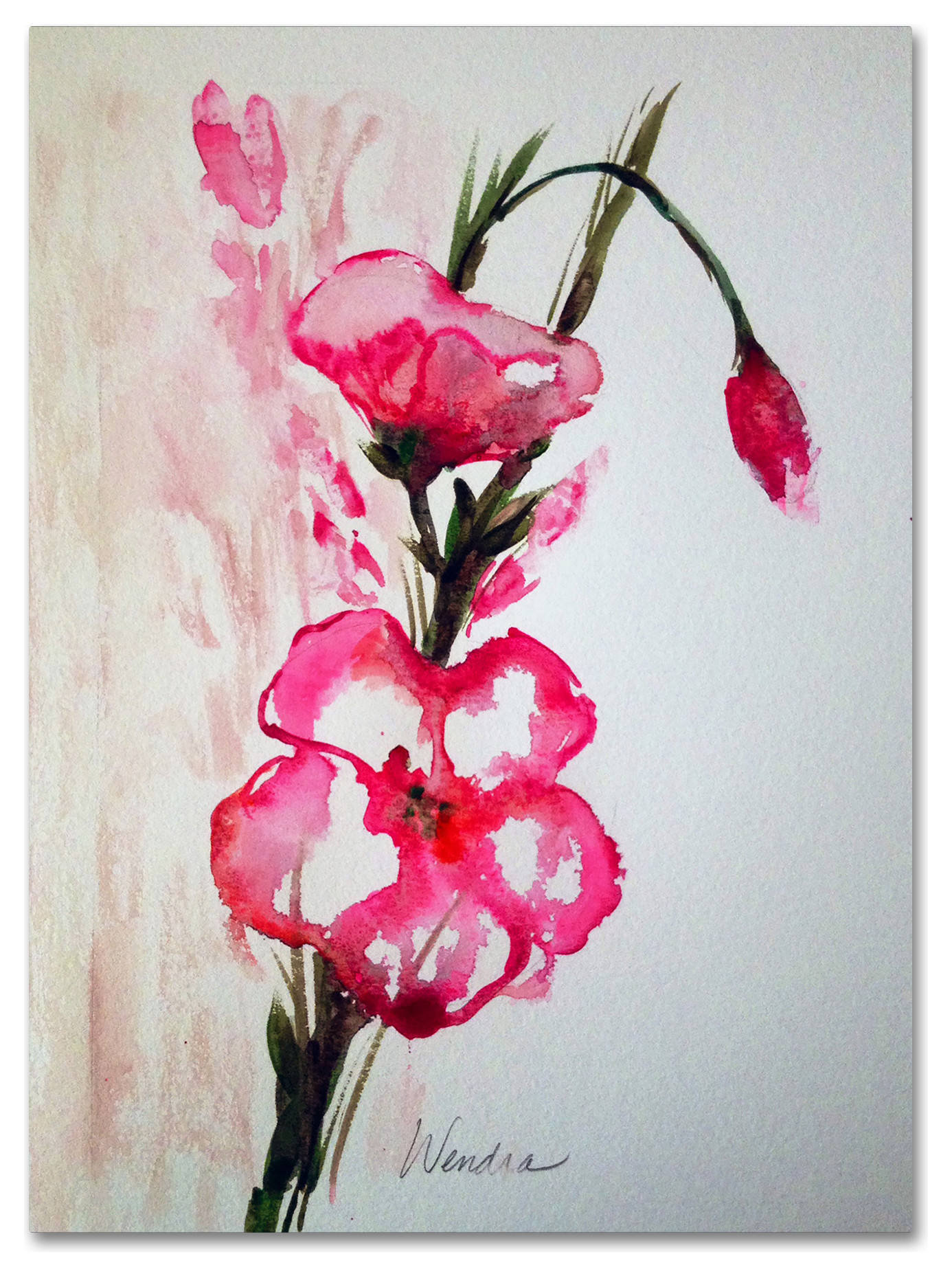 Wendra 'New Bloom' Canvas Art, 14 x 19 - Contemporary - Prints And ...