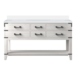 Woodhaven Bath Vanity, 60" Double Sink - Bathroom Vanities And Sink ...