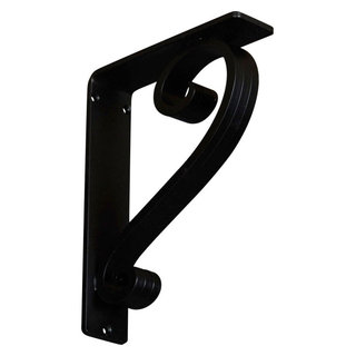 Edwards Wrought Iron Bracket, 2"Wx7 1/2"Dx10"H - Brackets - by Ekena ...